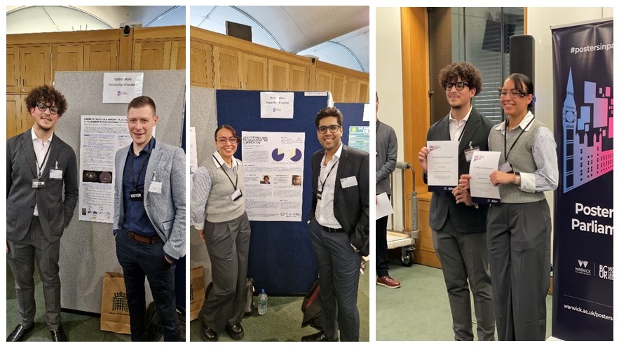 QMCUR students present at the Posters in Parliament event: Queen Mary ...